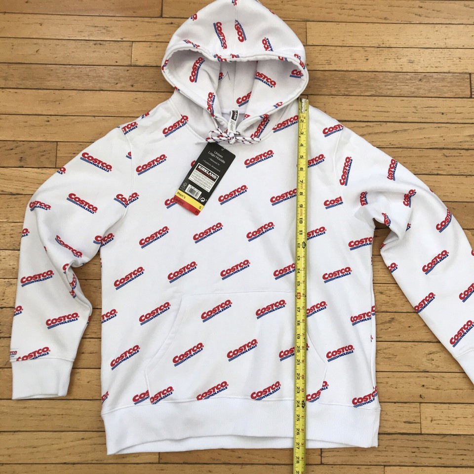 Kirkland Signature Costco Wholesale Allover Logo Print White Unisex ...