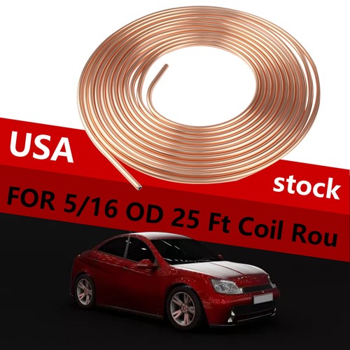 5/16" Copper Nickel 25 ft Roll Coil Brake Fuel and Trans Line/Tubing | eBay