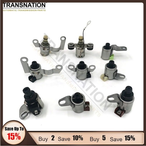 JF506E 09A 09B Auto Transmission Solenoid Valve 9PC/Kit For VW Jaguar ...