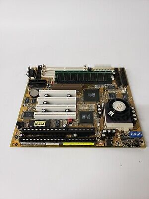 Gigabyte GA-586SG AGP super socket 7 AT , ATX + Intel Pentium CPU + 128 ...
