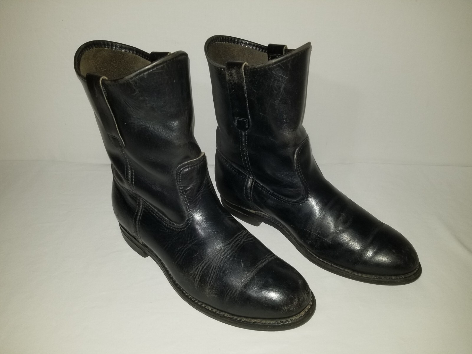 Red Wing Pecos Vintage 70's Short Black Leather Weste… - Gem