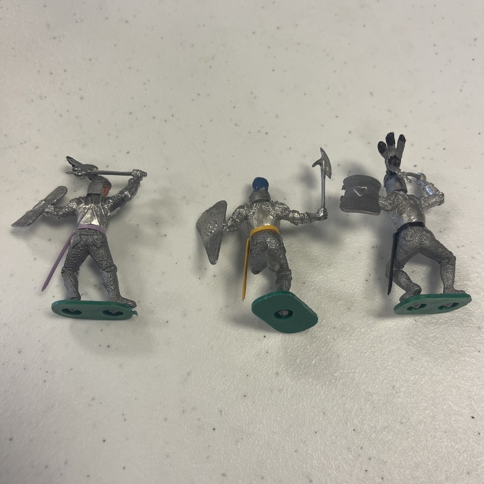 Vintage Lot Timpo Swoppet Medieval Knight 5 Mounted and 7 Foot Figures ...