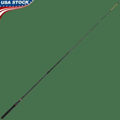 Durable Grit Stick Casting Fishing Rod 2-Piece Graphite Medium Heavy ...