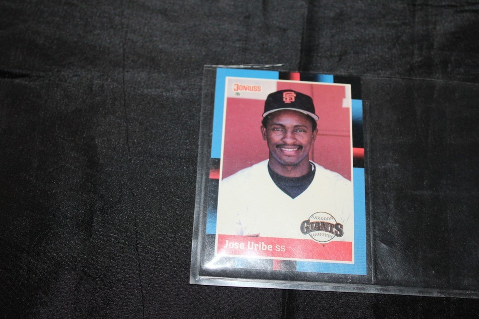 1988 Donruss - #559 Jose Uribe Error Card Wrong DOB and Place of Birth ...