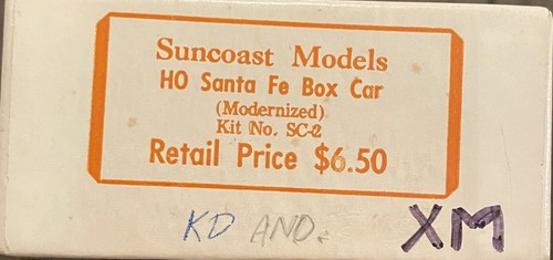 Suncoast Models HO Scale Santa Fe Panel Boxcar Kit. | eBay
