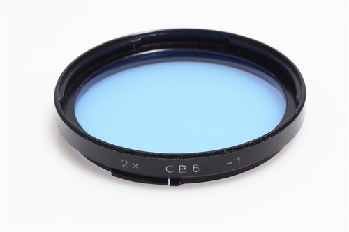 Hasselblad B50 filter 2x CB6 -1 color blue corrector | eBay