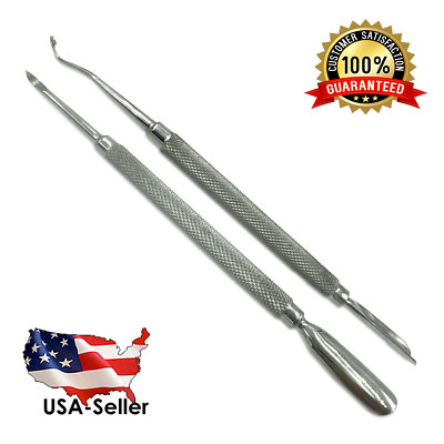 Rust Free Nail Lifter Cuticle Pusher Manicure Pedicure Nail Care Tools ...