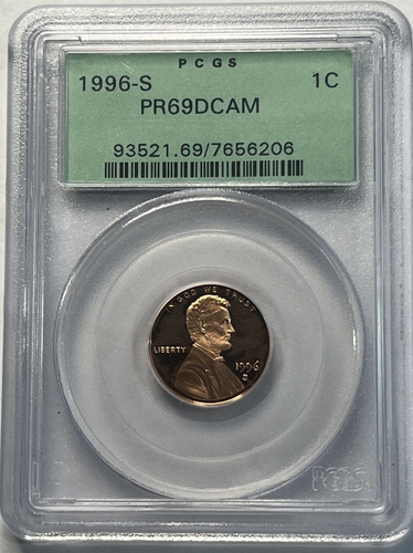 1996-S Proof Lincoln Cent, PCGS PR69 DCAM. F/C | eBay