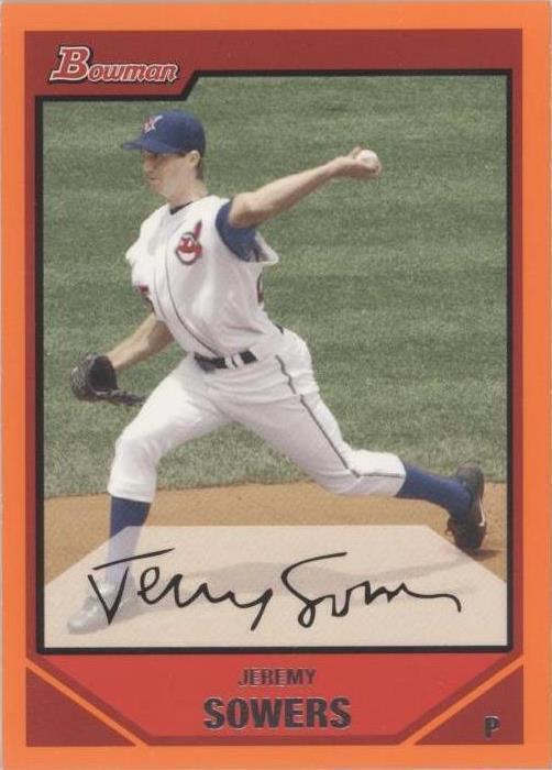 2007 Bowman - Jeremy Sowers #11 Orange /250 for sale online | eBay