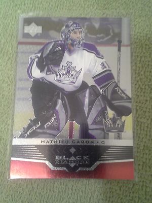 2004-05 Black Diamond Mathieu Garon Ruby Parallel #d/100 LA Kings | eBay