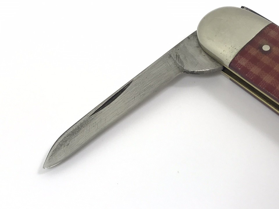 Plaid Checkered Cigar Jack Knife 2 Blade Vintage 10430-LP | eBay