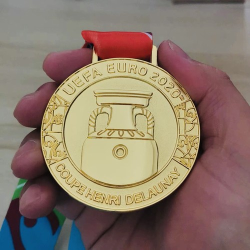 ITALY UEFA EURO 2020 Winner Italia Champion Gold Medal Prize Award ...