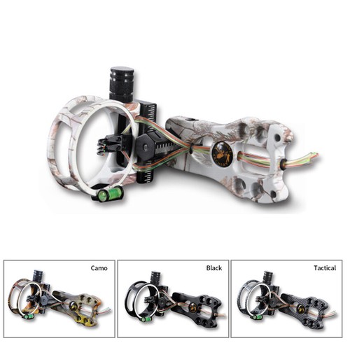 4 Pin Bow Sights Scope Micro Adjustable Archery For Compund/ Recurve ...