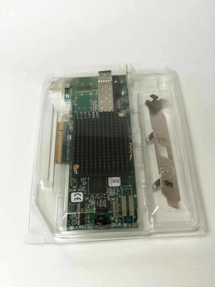 Emulex LPE12000-E 8GB PCI-E Single Port Fibre Channel HBA W/SFP & Both ...