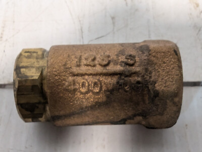 Conbraco 125 S - 400 WOG - Threaded Bronze Spring Check Valve | eBay