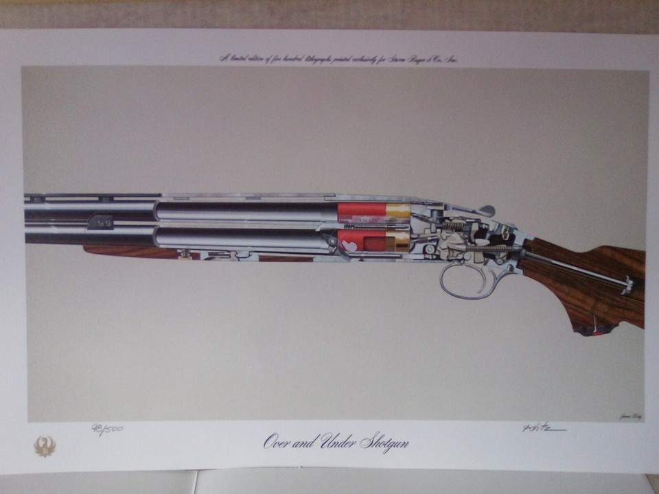Sturm Ruger Co American Firearms Decorative Art Prints Limited Edition ...