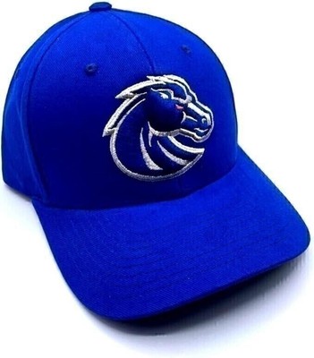 BOISE STATE BRONCOS LOGO BLUE HAT MVP AUTHENTIC NCAA FOOTBALL TEAM NEW ...