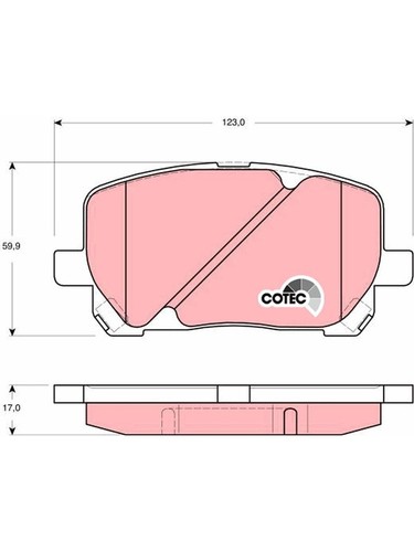 TRW Brake Pads fits Toyota Avensis Verso 2.4 ACM21 (GDB3315) | eBay ...