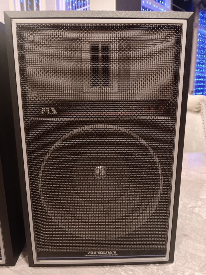 Vintage Soundesign Wide Range Stereo Speaker System 627B- Pair Of 2 ...