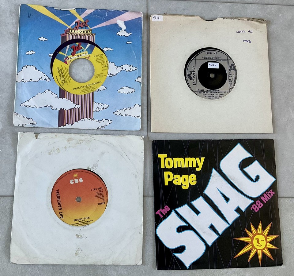 Job Lot, Record Collection 20 x 1970's/80's Pop/Rock & Chart Vinyl 45 ...