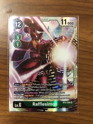 Digimon Rafflesimon Bt5-056 | eBay