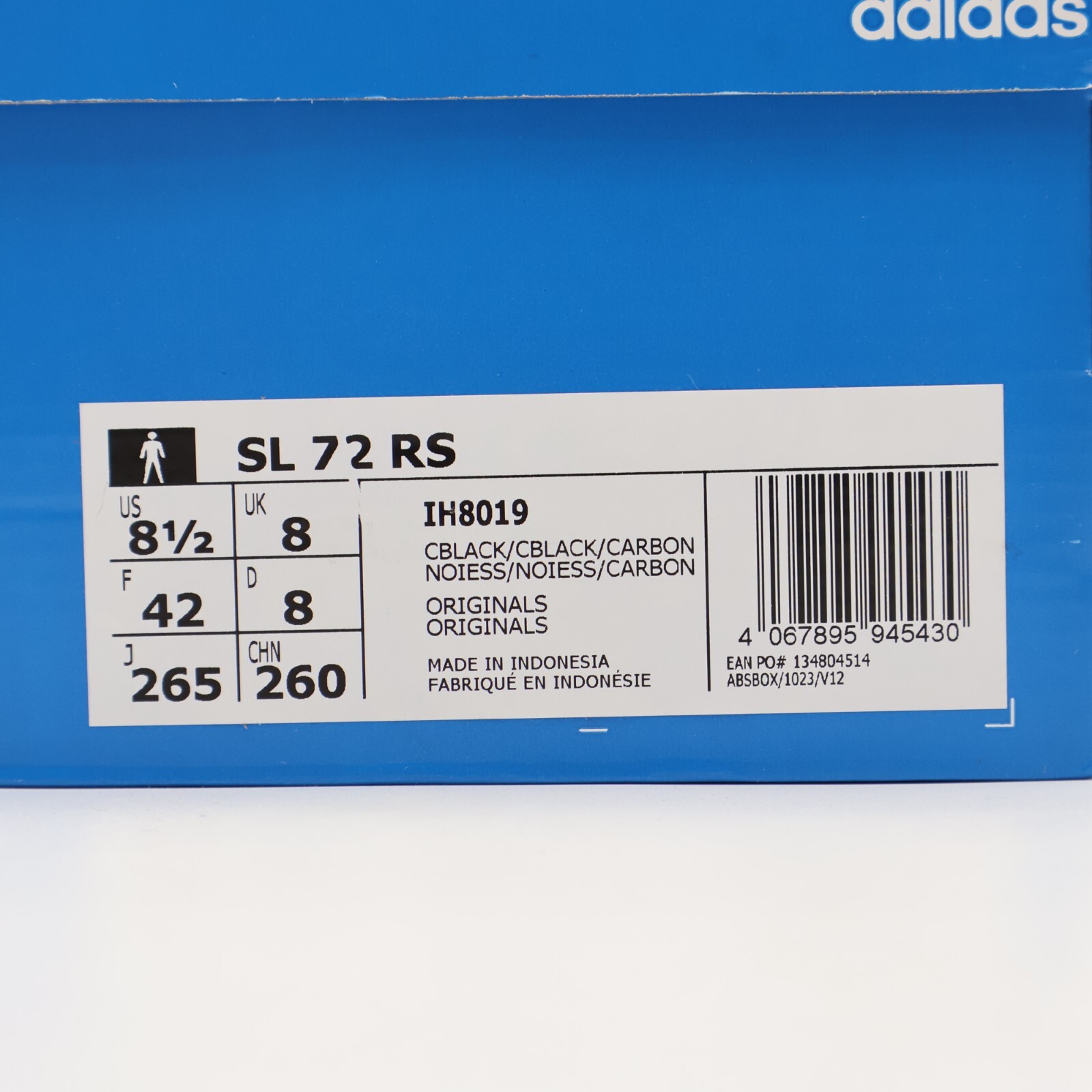 IH8019 adidas Originals SL72 RS Core Black Carbon (Men's) | eBay