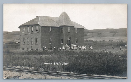 LUMSDEN SCOTLAND PUBLIC SCHOOL ANTIQUE REAL PHOTO POSTCARD RPPC | eBay