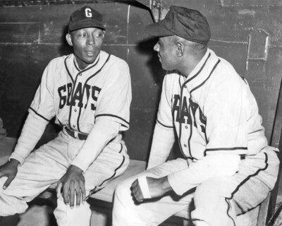 Homestead Grays BUCK LEONARD and VIC HARRIS Glossy 8x10 Photo Negro ...