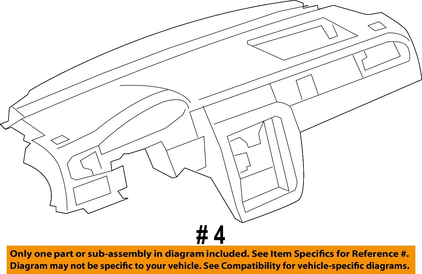 GM OEM 07-14 Avalanche Instrument Panel-Instrument Panel 23224748 | eBay