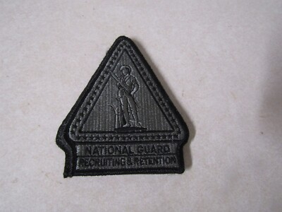 MILITARY PATCH HOOK AND LOOP US ARMY NATIONAL GUARD RECRUITING ...