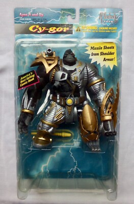 SPAWN Gold Cy-gor Action Figure 1996 Todd McFarlane Toys New Sealed ...