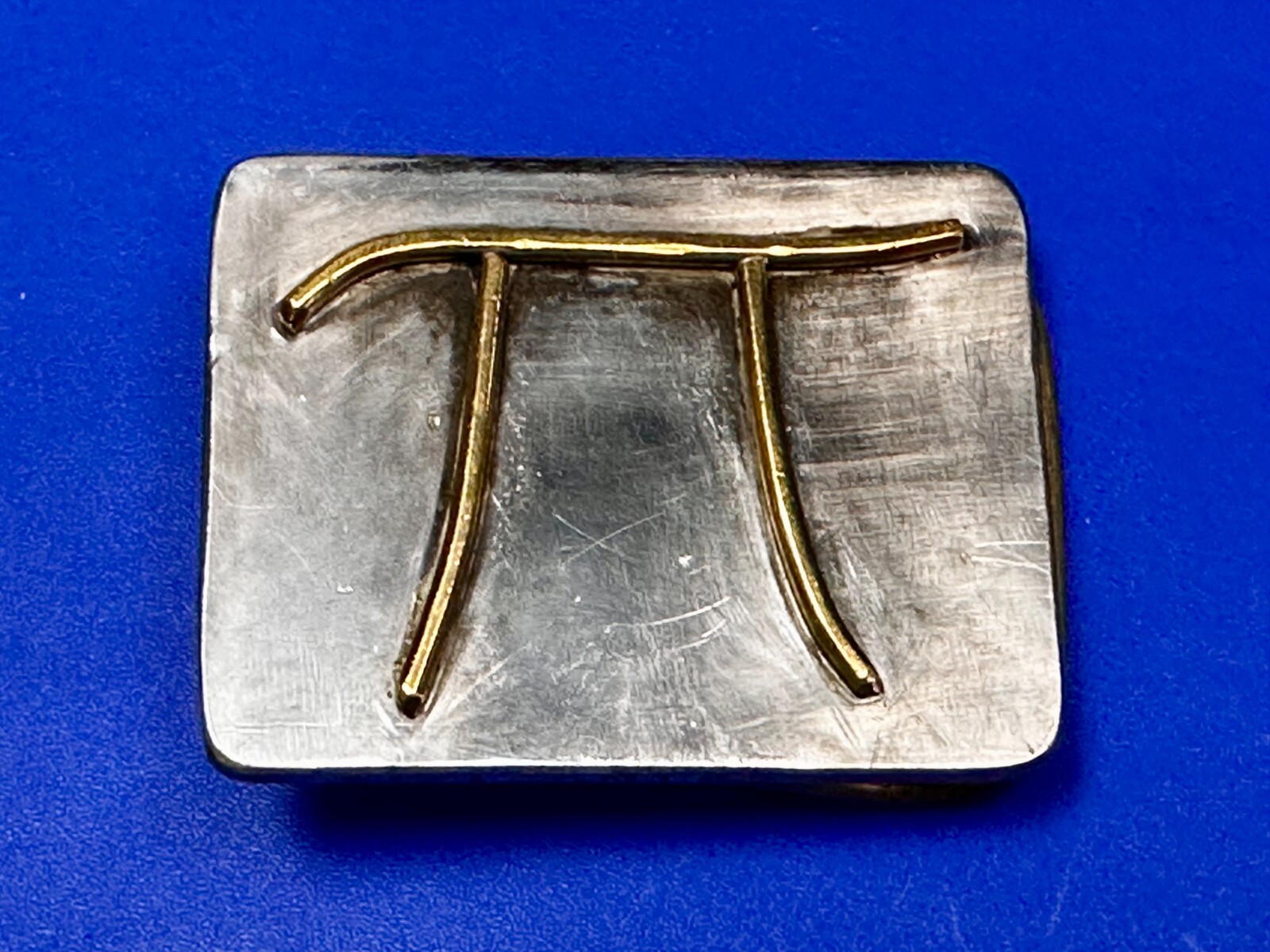 Pi Math Greek Alphabet Symbol Vintage Two Tone Rare C… - Gem