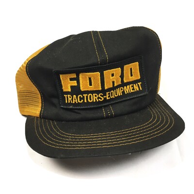 Vintage Ford Tractors Equipment Snapback Trucker Hat Cap 70s 80s K ...