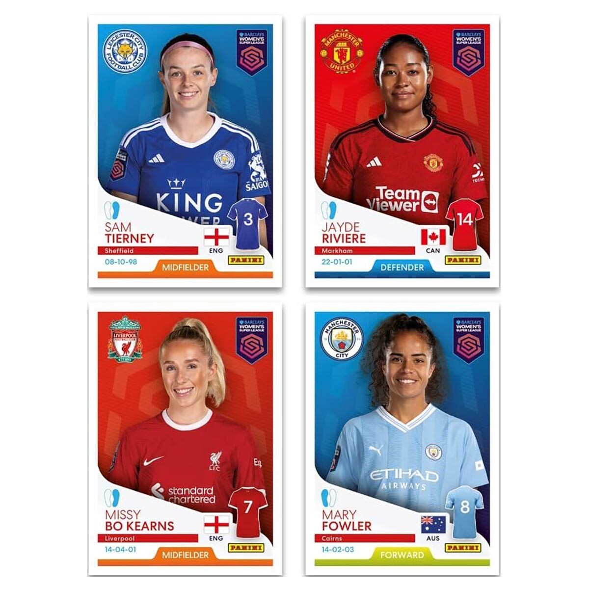 Panini WSL Sticker Album Starter Pack 2023/24 Women's Super League ...
