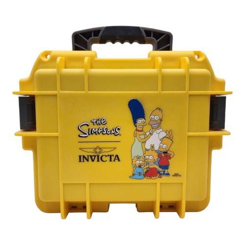 Invicta 3-Slot Impact Watch Case The Simpsons Cartoon Yellow Rare | eBay