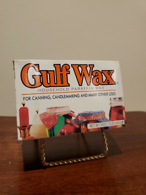 Gulf Wax Household Paraffin Wax. 16 Ounce Package. For Canning, Candle ...