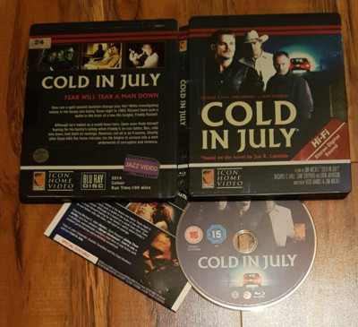 /3978 Cold In July (2014) Zavvi Exclusive VHS-Style Blu-ray Steelbook ...