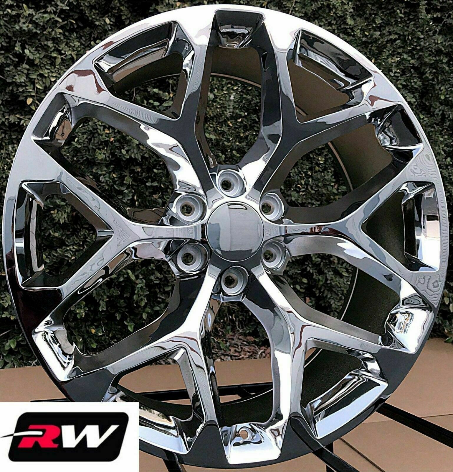 22 Inch Chrome Snowflake OE Replica 2021 Chevy Silverado 1500 Wheels ...