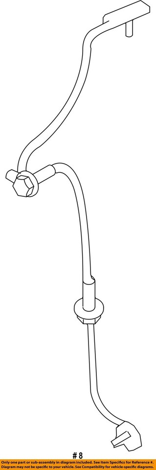 GM OEM ABS Anti-lock Brakes-Rear Speed Sensor 20938122 | eBay