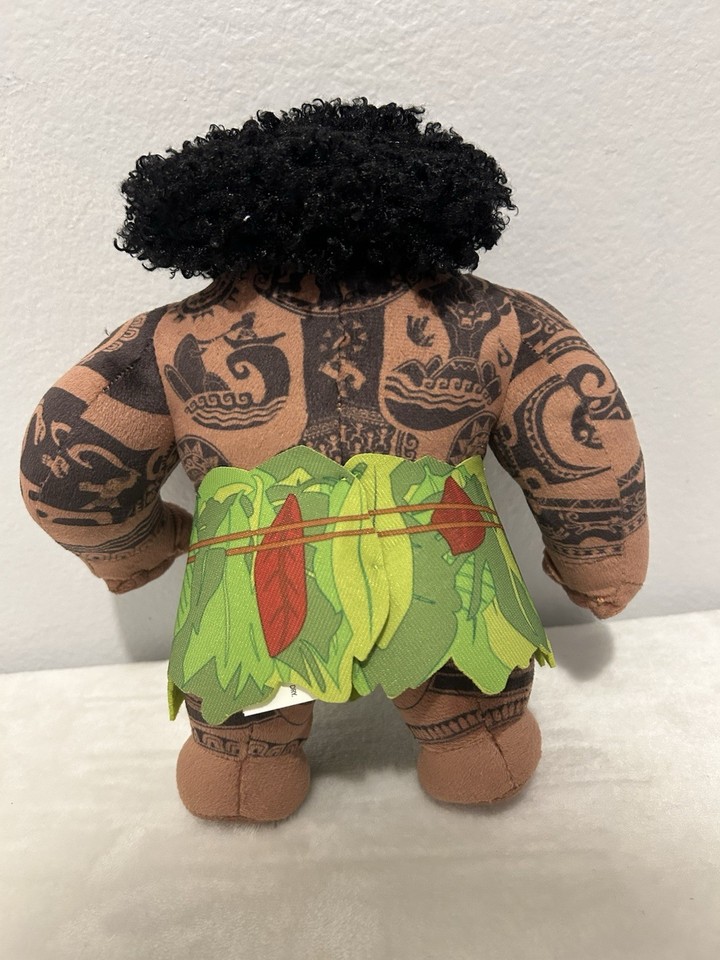Disney Moana MAUI Demi God 9" Plush Doll Detailed Tattoos NO Hook | eBay