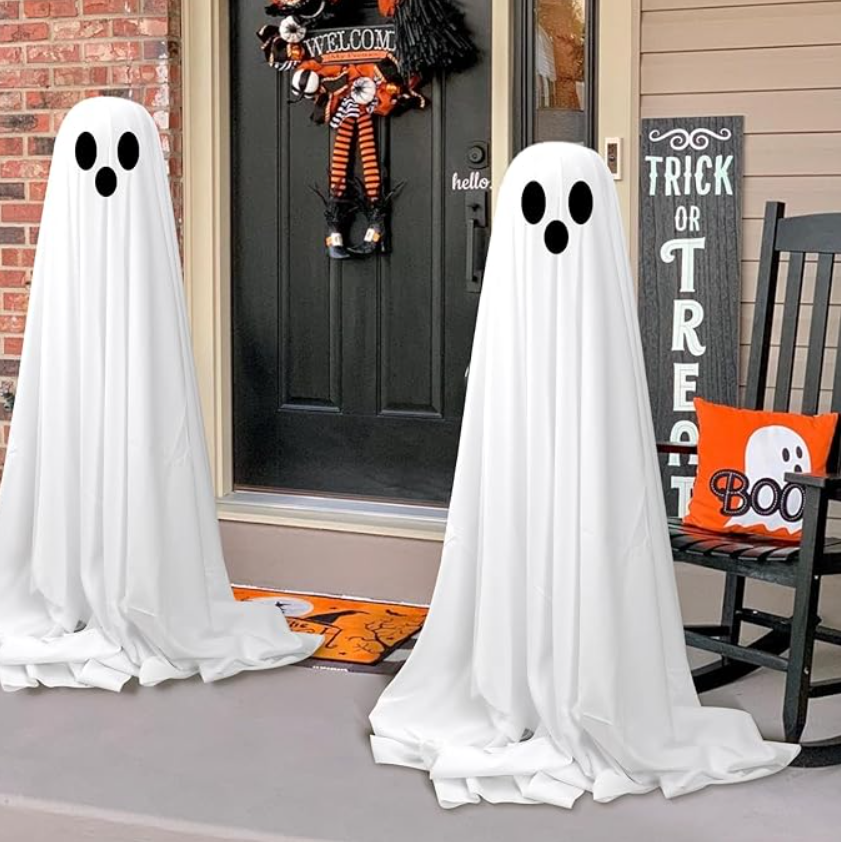 2PCS 65" LED Hanging Ghost high quality Halloween Outdoor Decor Scary ...
