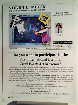 STEVEN L MEYER ART PIECE VTG ORIG 1997-2 ADVERTISEMENT | eBay