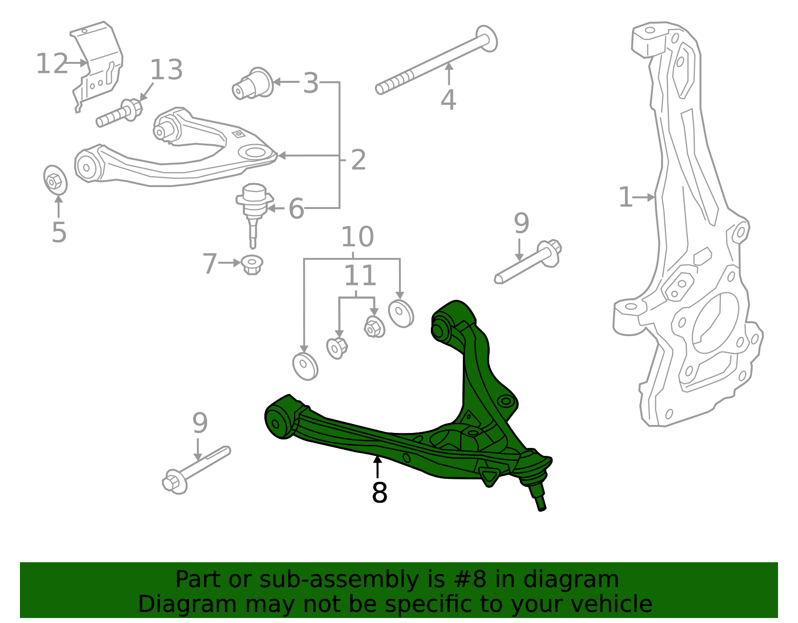 Genuine Ford Lower Control Arm MB3Z-3078-N for sale online | eBay