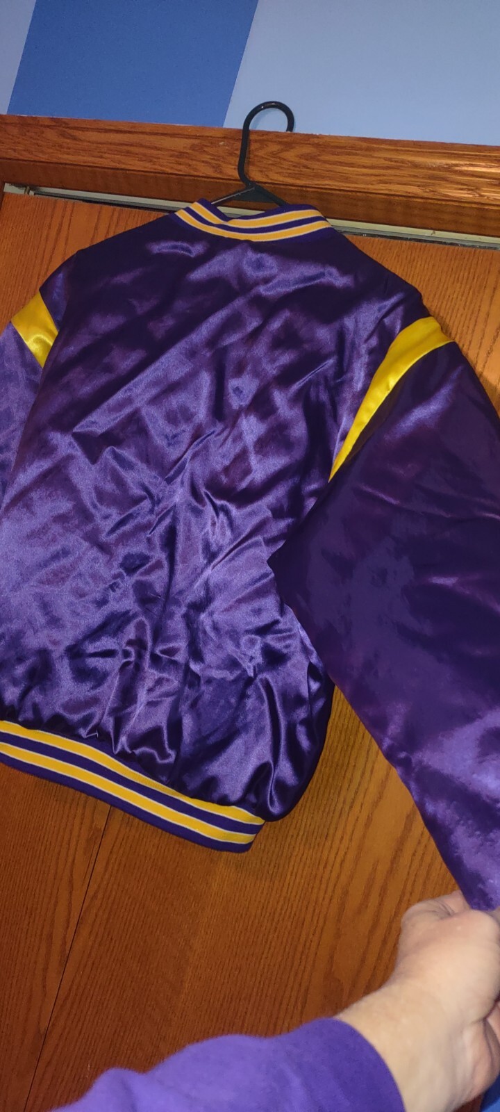 Vintage 70-80s Owens Corning Fiberglass Minnesota Vikings Satin Jacket ...