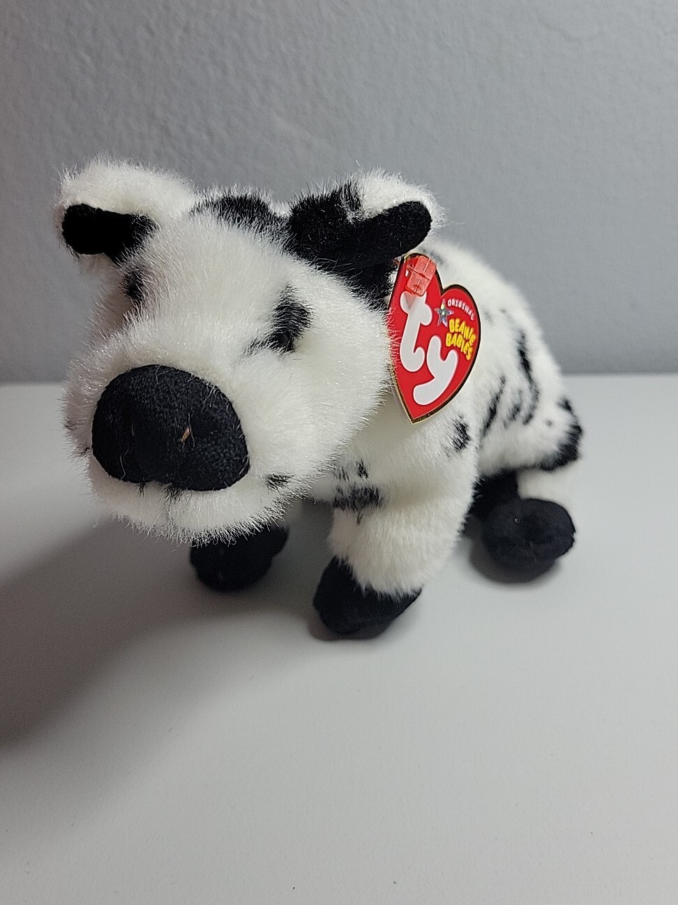 Ty Beanie Baby Stubby The Pig With Tag Retired DOB January 20th 2004 ...
