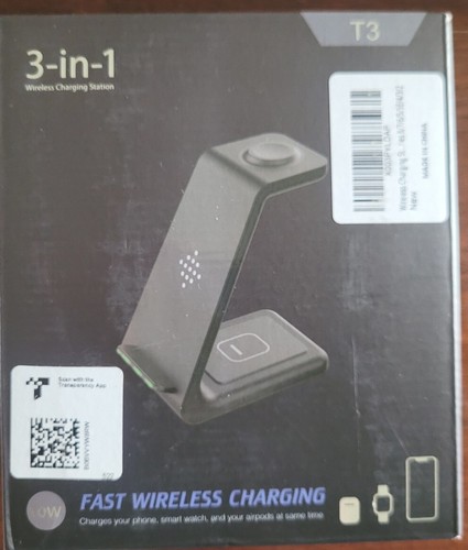 T3 Wireless Charging Station 3 in 1 Fast Charging Station for Apple | eBay