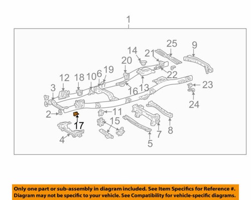 51701-60090 Toyota Bracket sub-assy, cab mounting, no.1 rh 5170160090 ...