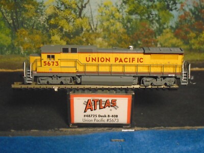 ATLAS N SCALE #48725 DASH 8-40B UNION PACIFIC #5673 DECODER EQUIPPED | eBay