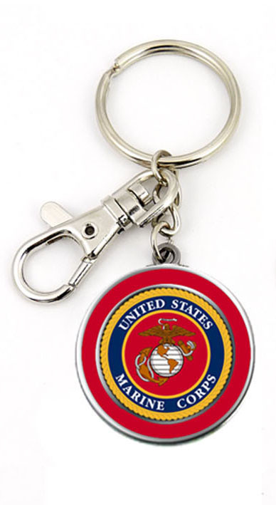 Marines United States Marine Corps Keychain Key Chain Lobster Claw FAST ...