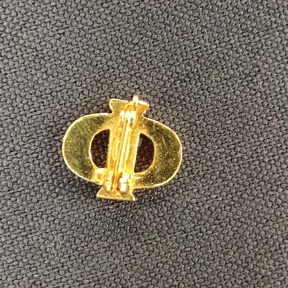 Beta Sigma Phi Gold Tone & White Pin Lapel Pin Pledge Pin P575 | eBay